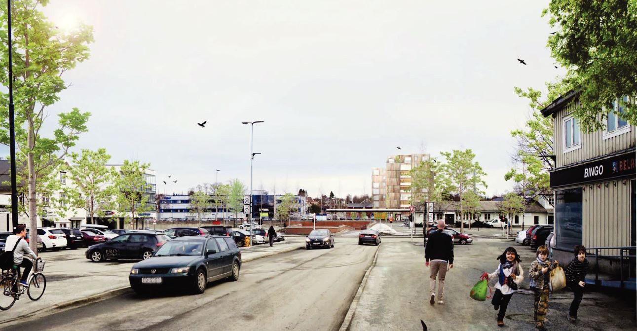 Fra landlig stasjonsby til urbant lokalsenter - Trondheim 2030