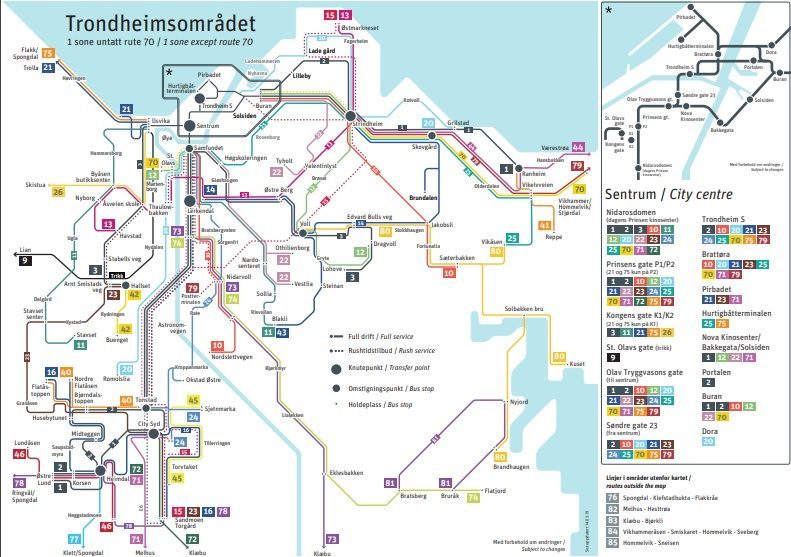 Nye busslinjer i Trondheim - Trondheim 2030