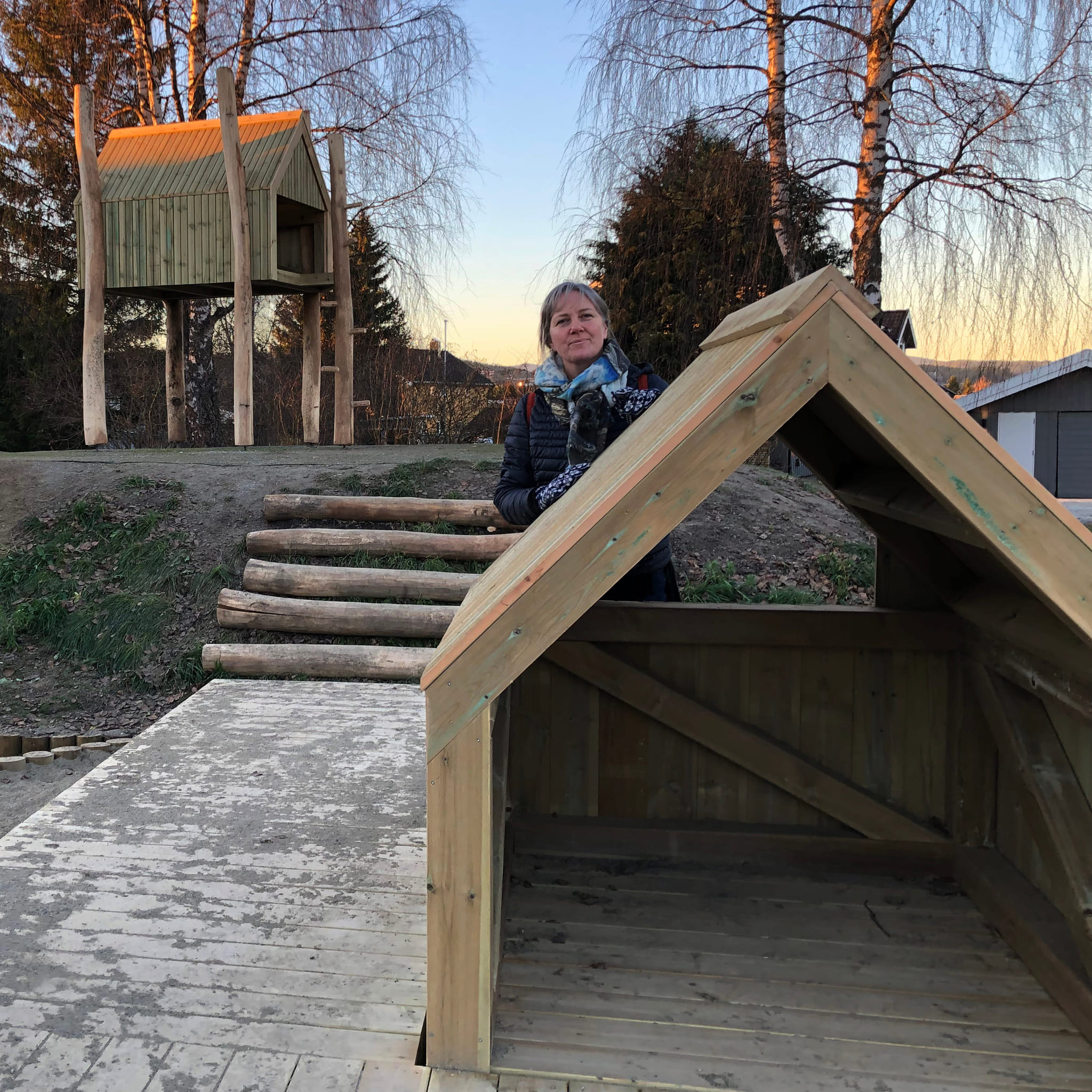 Skogsvillniss har blitt spennende balanseløype - Trondheim 2030